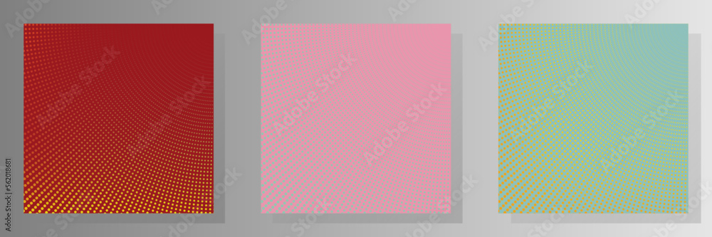 Abstract background dot perforated halftone title page templates vector ...