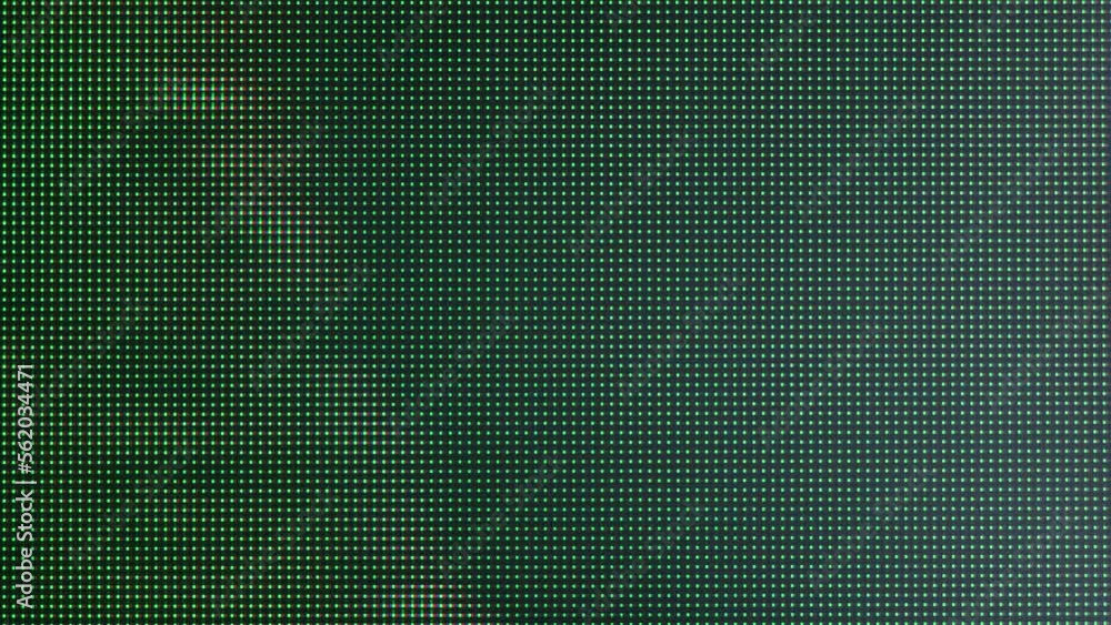 RGB multi-colored LEDs on the matrix of the TV close-up. Extreme macro ...