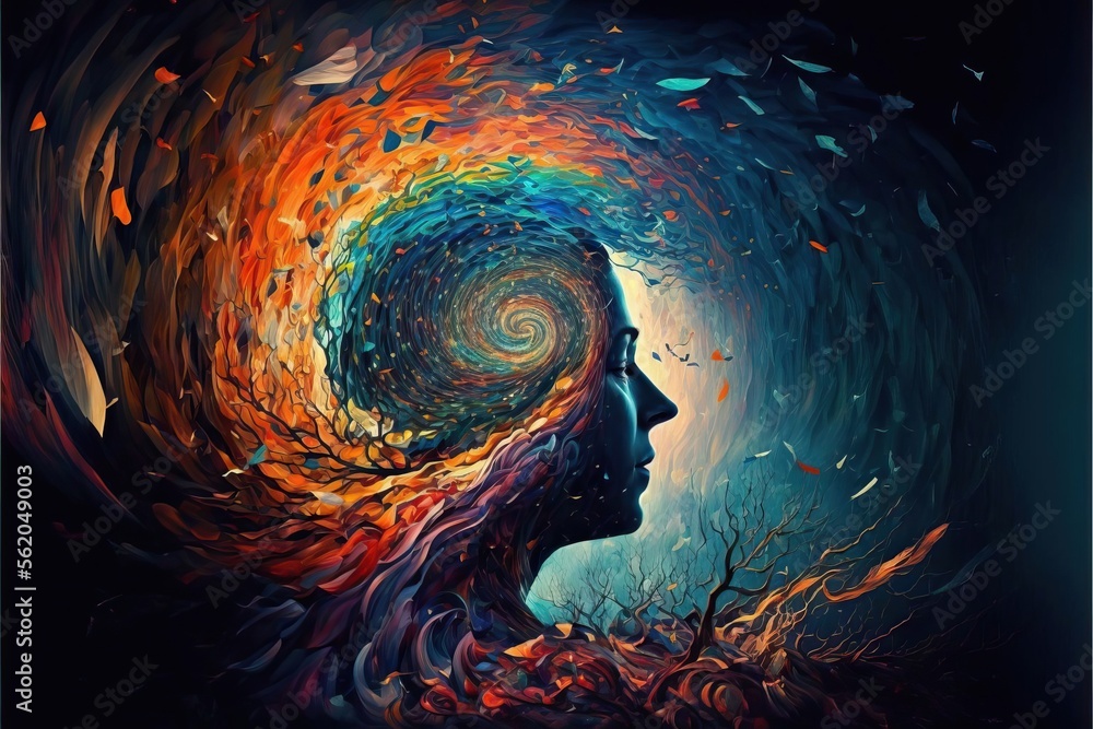 4K resolution or higher, Mind Spiraling Out of Control. Generative AI ...