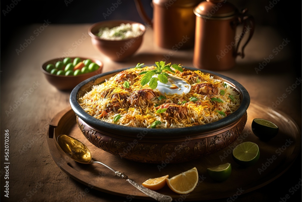 Delicious Biryani in the pot. Biryani, Dum biryani. Hyderabad biryani ...