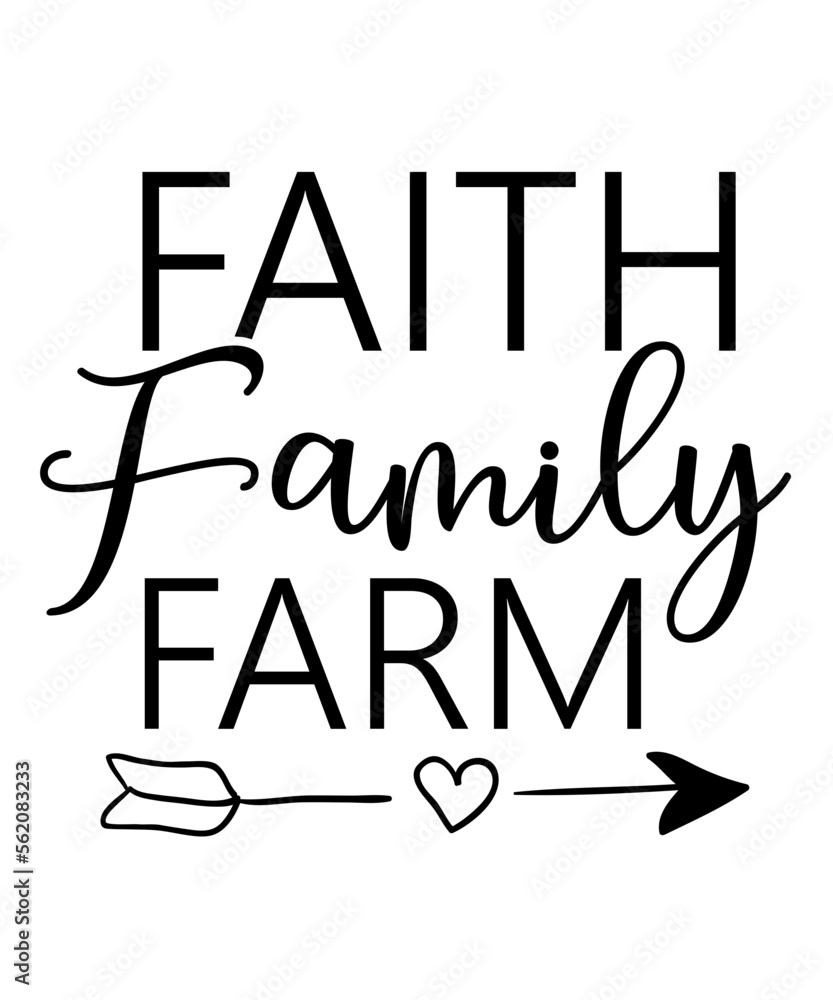 Vetor do Stock: Family SVG, Bundle, Rustic Farmhouse Sign, Farmhouse ...