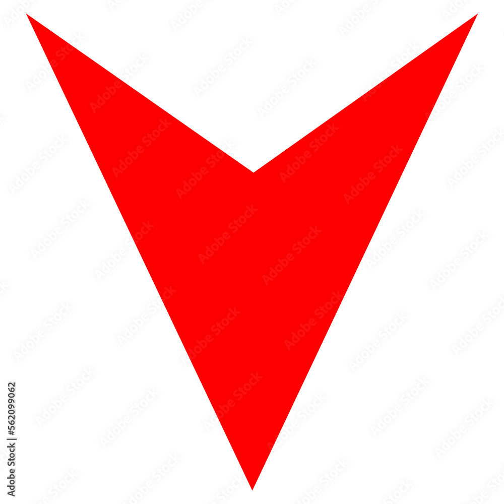 Directional Arrow on Transparent Background Stock Illustration | Adobe ...