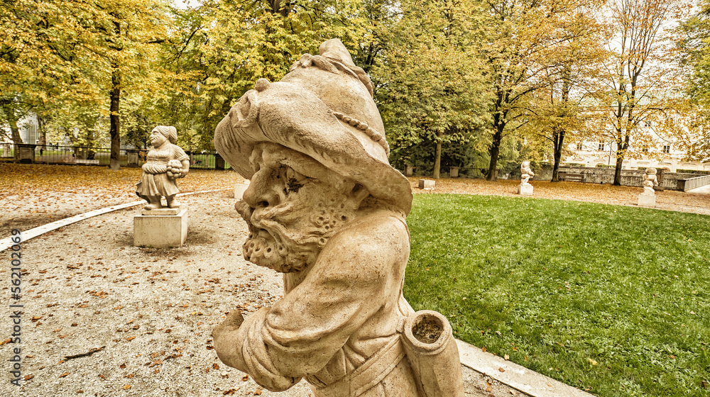 Dwarf Statue, Bizarre Dwarf, Zwergerlgarten, Dwarf Garden, 18th Century ...