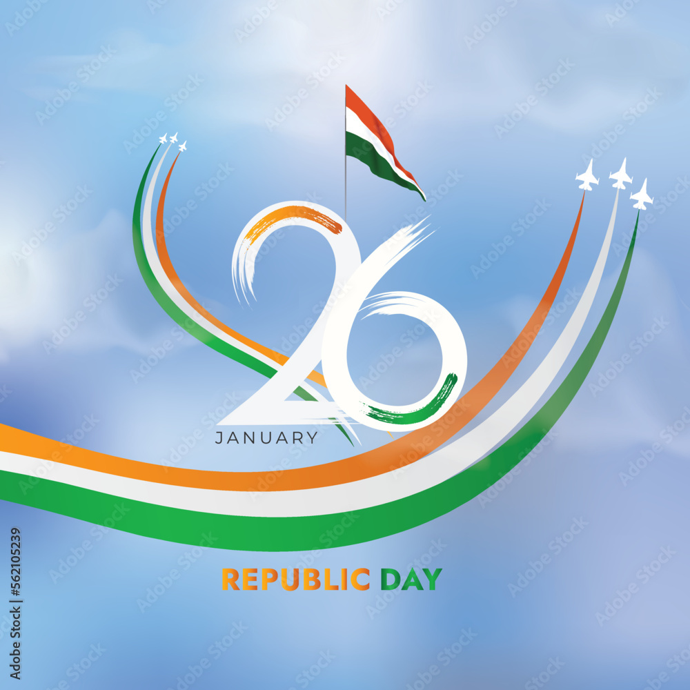 26 January India Republic Day 74th Celebration Social Media Post Free ...