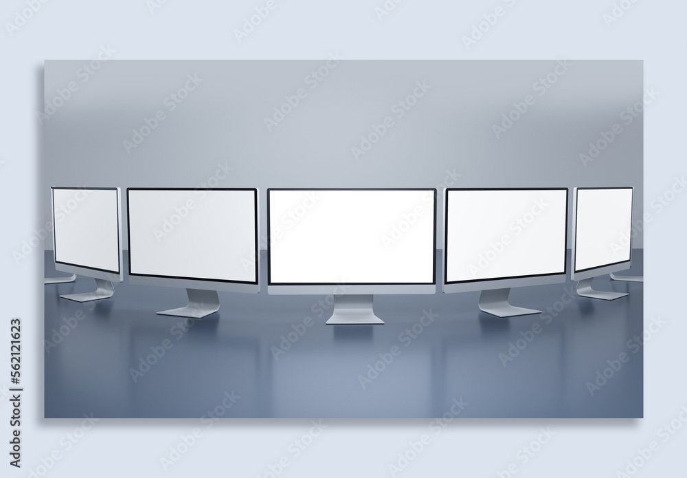 Website, Perspective Screens Mock Up. Stock Template | Adobe Stock