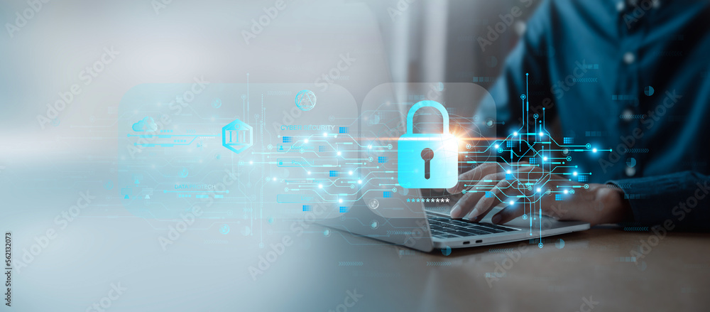 User authentication system with username and password, cybersecurity ...