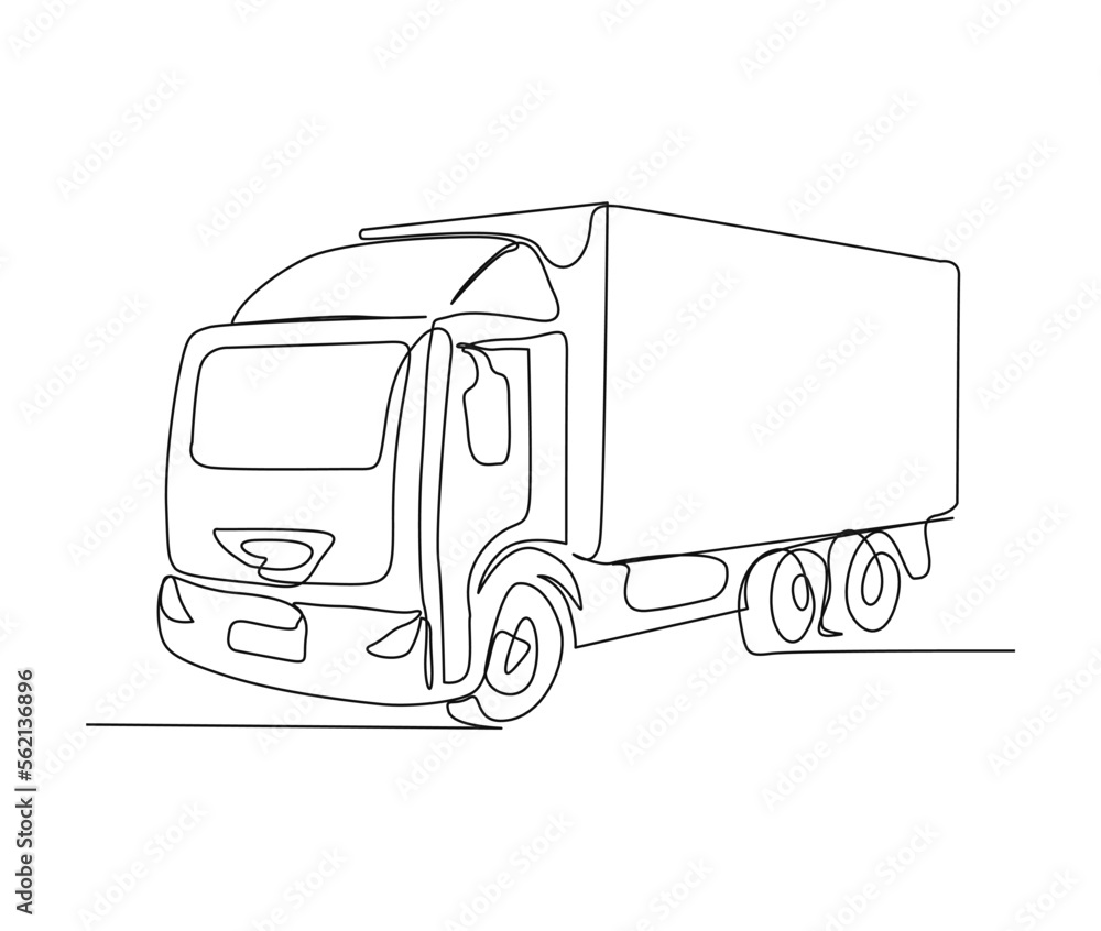 Simple Truck Drawings