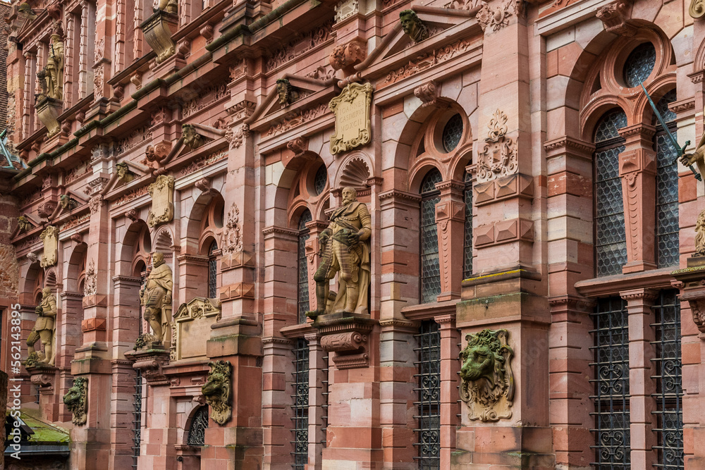 Great close-up view of the detailed facade decor of the Friedrich’s ...