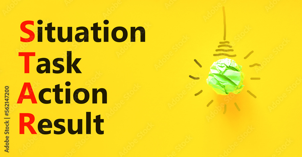 Poster STAR situation task action result symbol – Wall Art | UkPosters