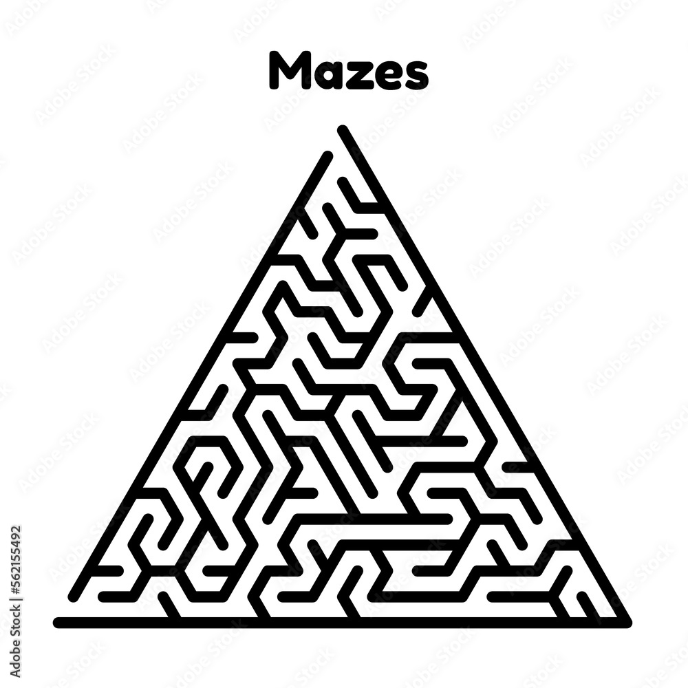 Mazes Stock Vector | Adobe Stock