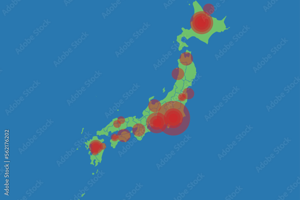 Vetor de urban zoning analysis, urban zoning analytic, japan urban ...