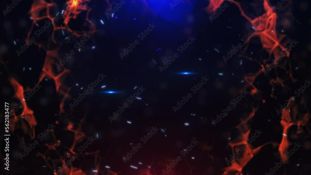 Particle Explosion Shock Wave Loop Background, 4k animation of abstract space shock wave ...