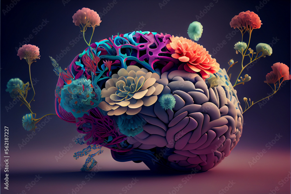 Abstract Brain Wallpaper