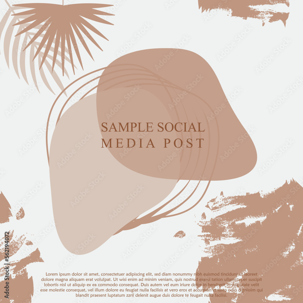 vector banner background square social media post, Stock Vector | Adobe ...