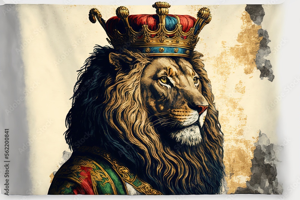 King Painting Crown
