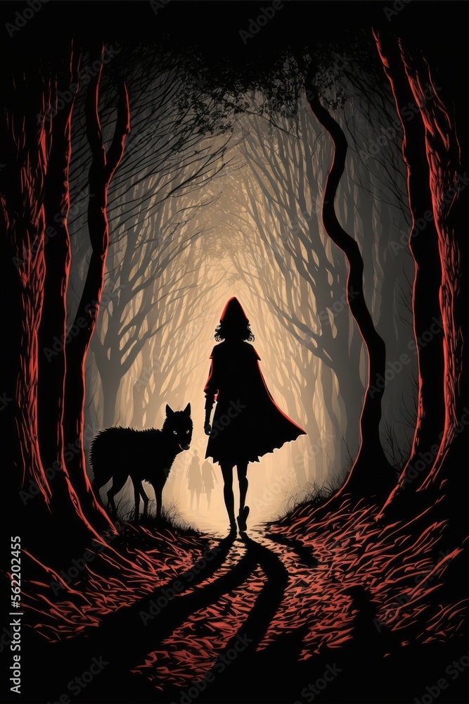 Red Riding Hood Silhouette