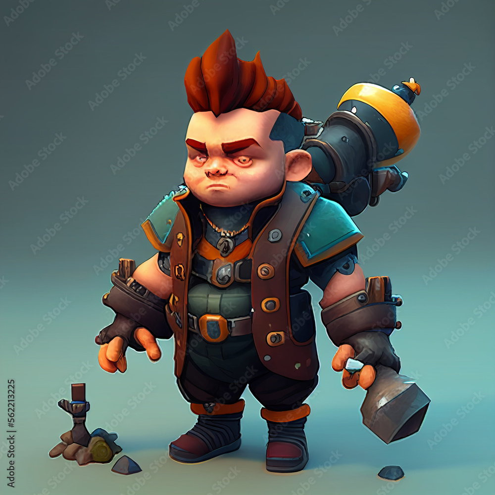 2D Game Character Asset, 2D Game Sprite For Video & Mobile Game Stock ...