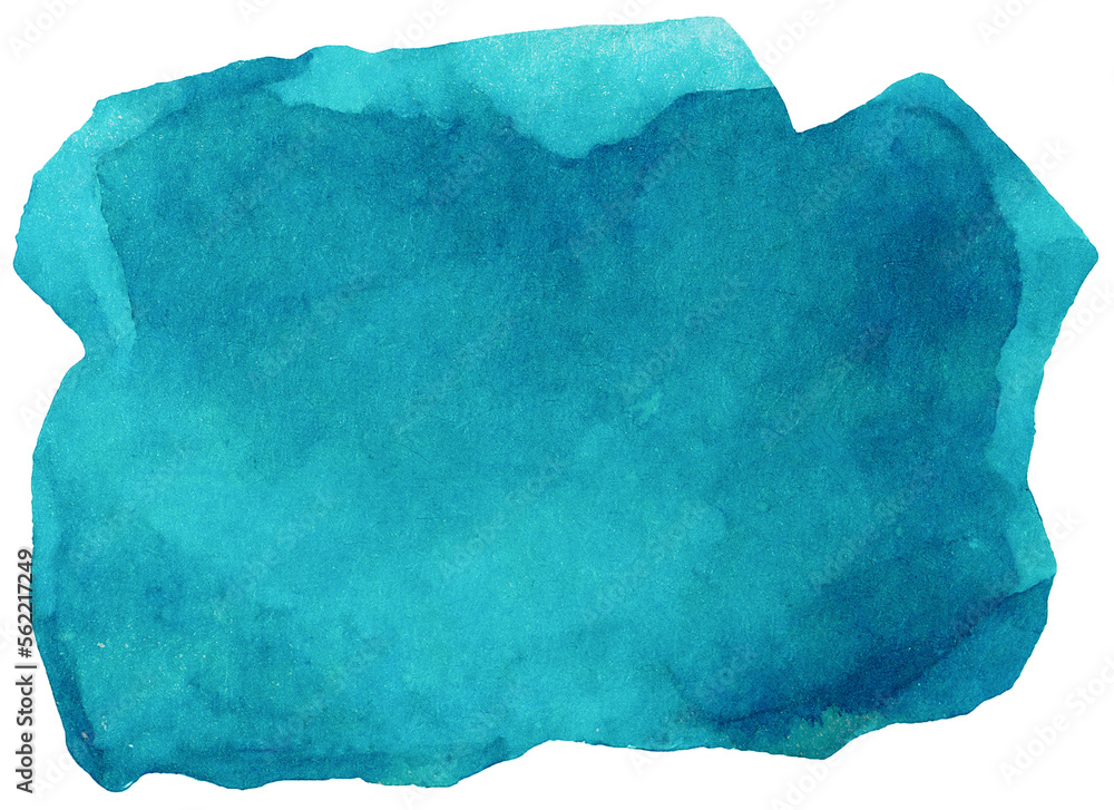 watercolor stain blue paint on paper texture Generative AI Stock ...