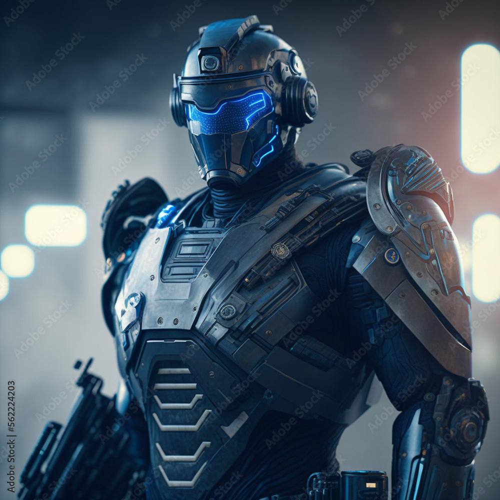 humanoid android robot with artificial intelligence, the robot with AI ...