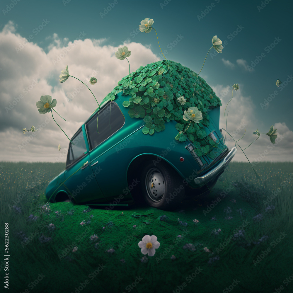 Neon Misfortune: An AI-Generated Render of an Unfortunate Accident ...