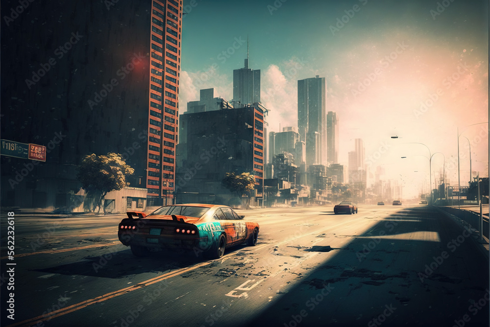 traffic in the city negative space background - free space wallpaper ...