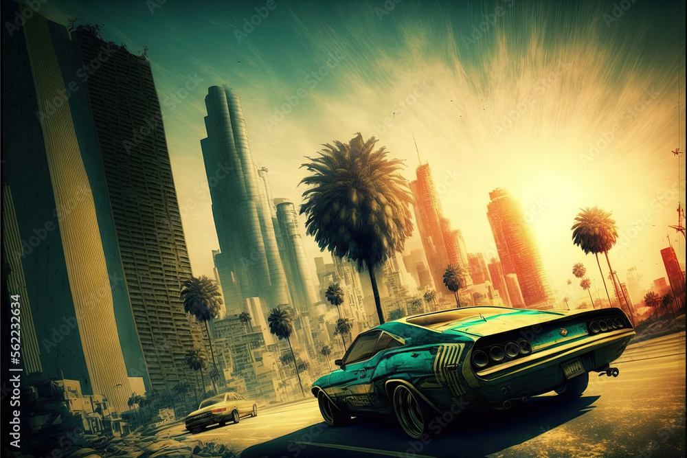 car in the city negative space background - free space wallpaper ...