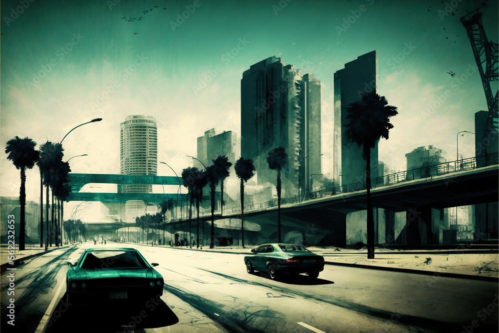 traffic in the city negative space background - free space wallpaper ...