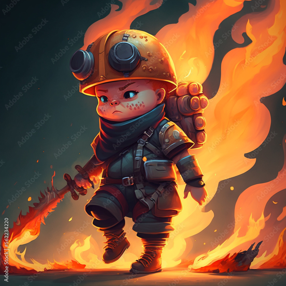 2D Game Character, Game Assets, 2D Character Sprrite Stock Illustration ...