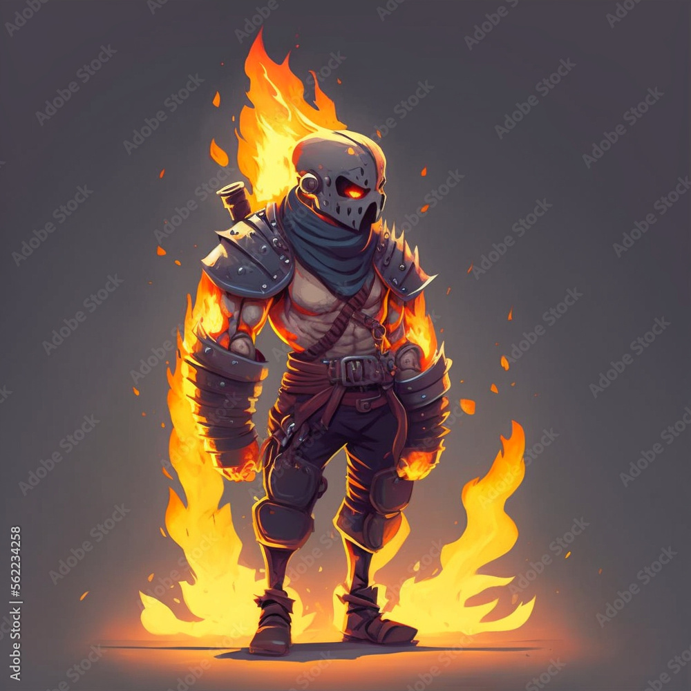 2D Game Character, Game Assets, 2D Character Sprrite Stock Illustration ...