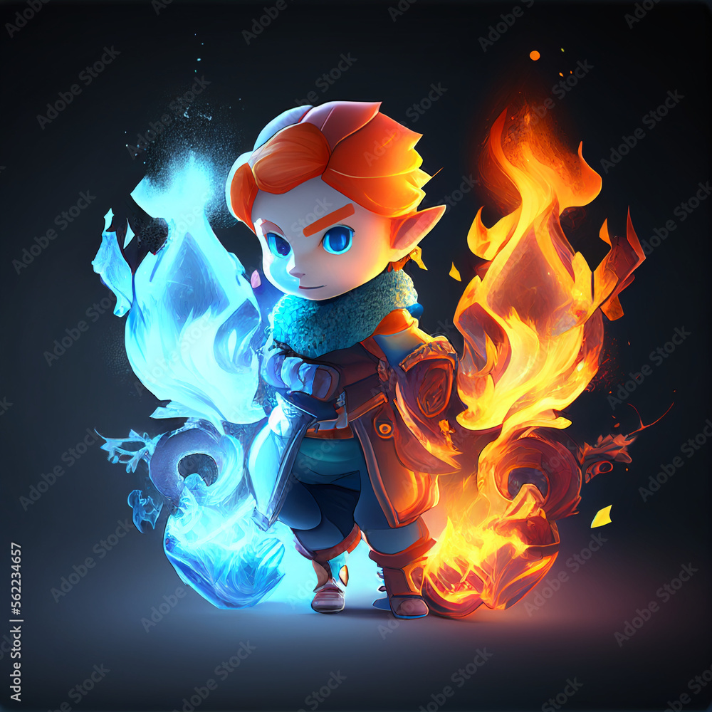 2D Game Character, Game Assets, 2D Character Sprrite Stock Illustration ...