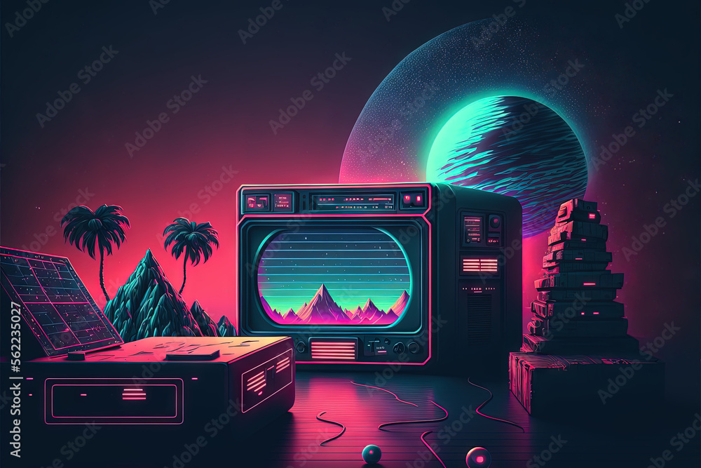 80s style background wallpaper - negative space background - free space ...