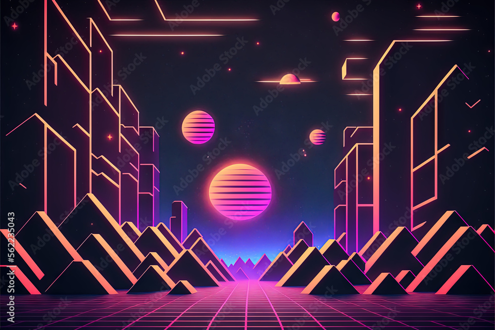 80s style background wallpaper - negative space background - free space ...