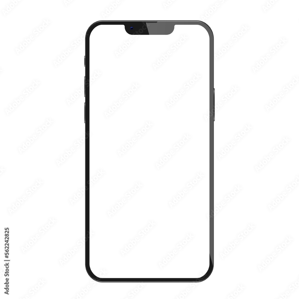 Realistic Smartphone Mockup Device Ui Ux Mockup For Presentation Template Stock Royalty Free