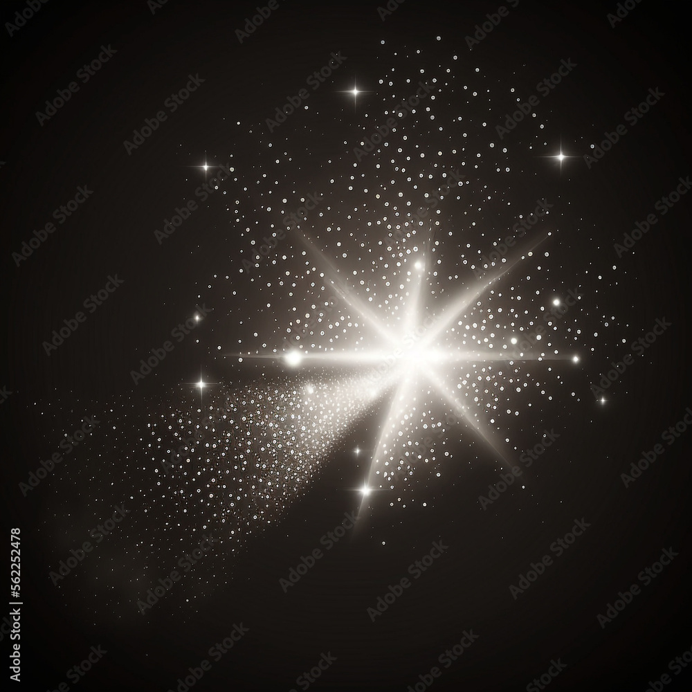 Ai-Generated Render of Transparent Sparkle, Glitter, and Dust: A Glazen ...