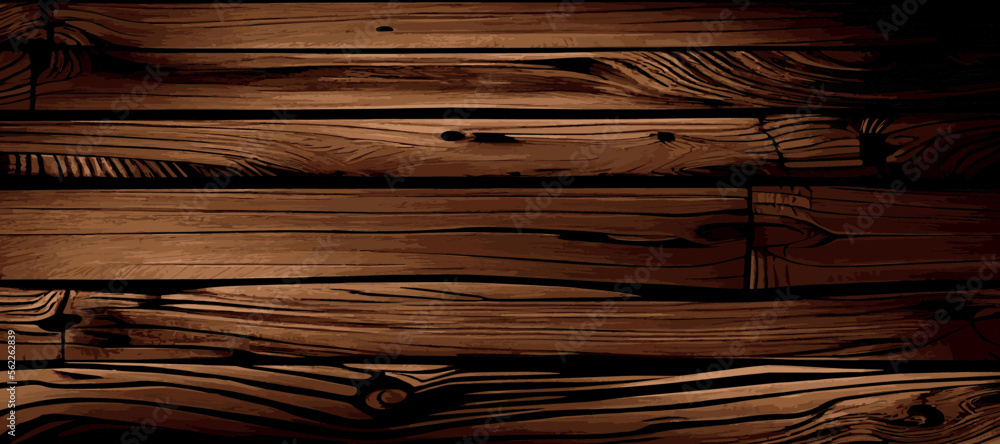 Realistic panoramic wood texture plank background, fiber texture ...