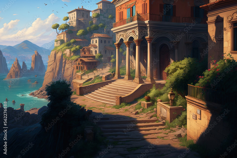 Digital Art Illustration Painting Hyper Realistic Concept Art of a ...