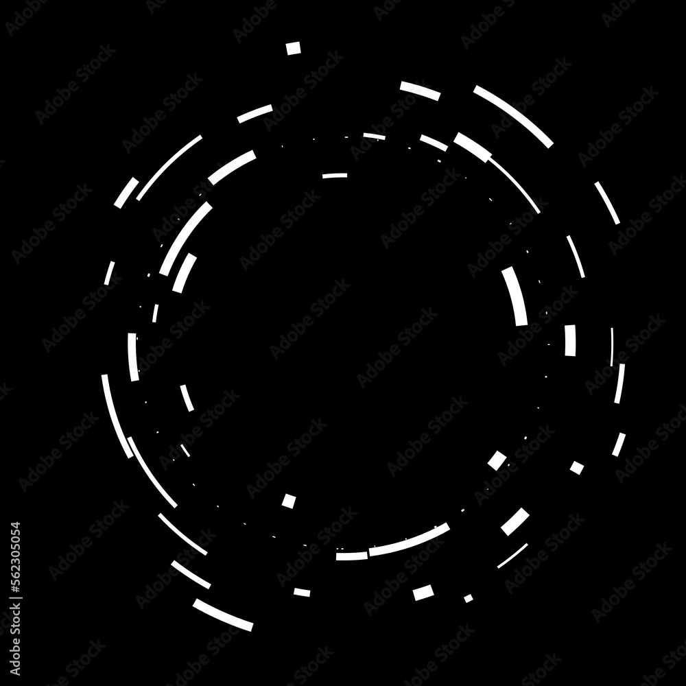 Circle UI user interface button arc pattern Stock Illustration | Adobe ...