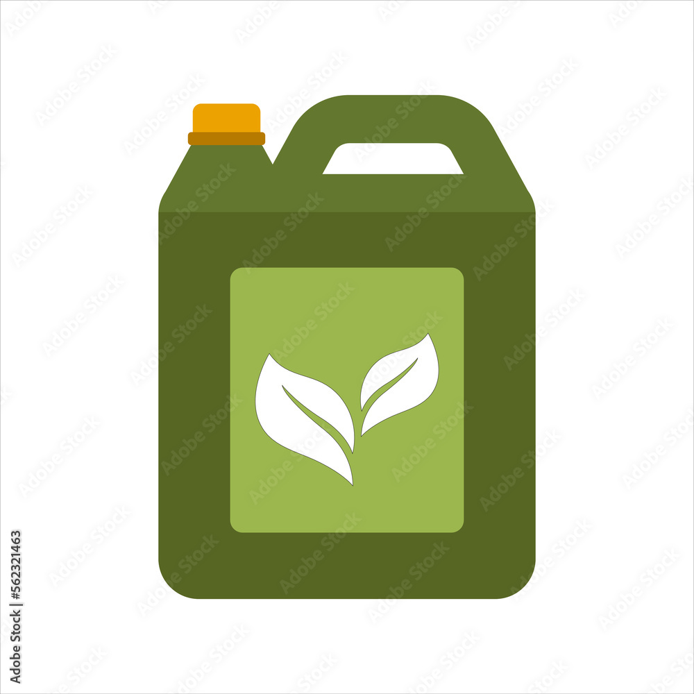 liquid fertilizer canister flat icon vector illustration isolated on ...