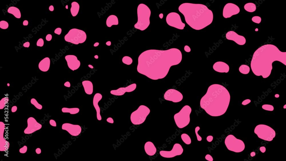 2d pink smoke transitions on black background Stock Video | Adobe Stock