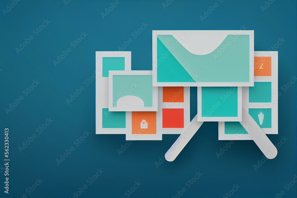 Identifying project deliverables turquoise concept icon. Work planning ...