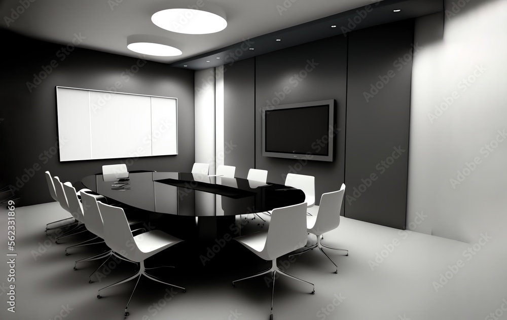 Modern Corporate Boardroom