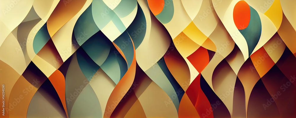 Beautiful abstract wallpaper panorama background illustration ...