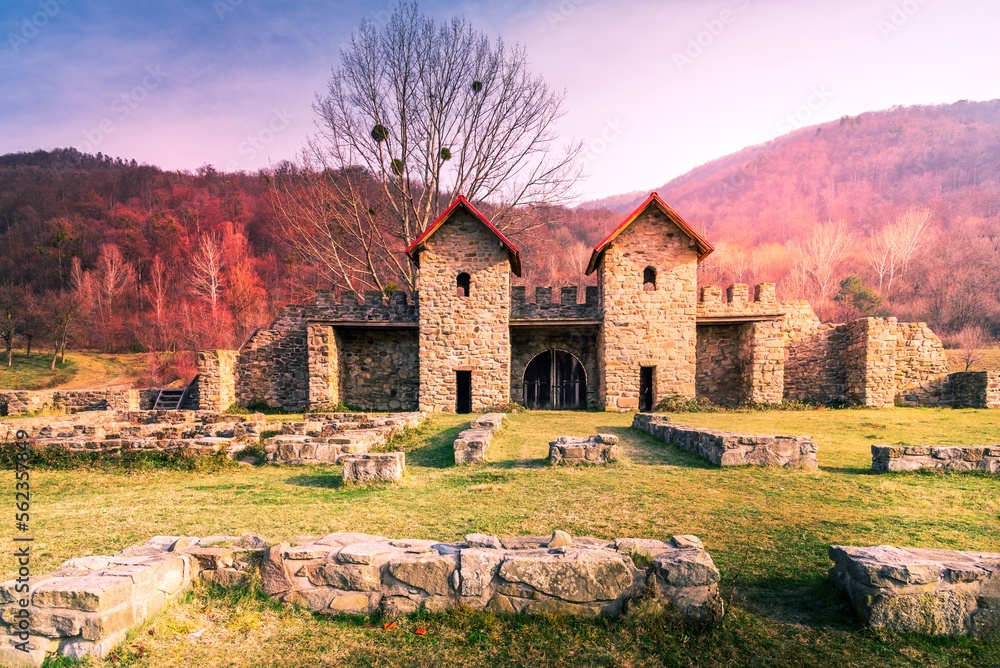 Castrum Arutela, Romania - Ancient roman ruins of Dacia Inferior ...