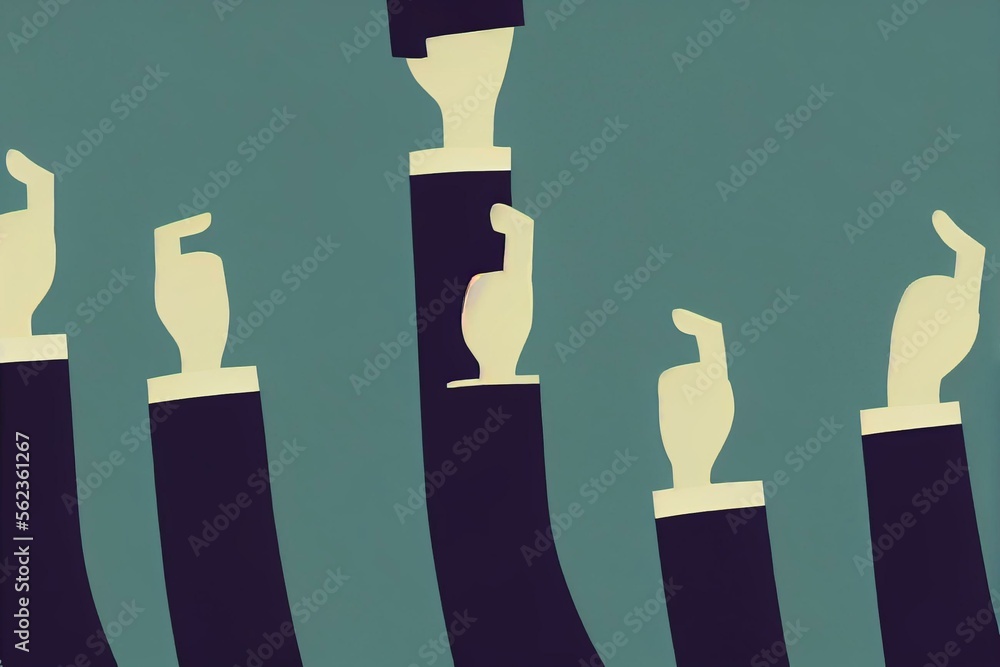 Support and applause sketch hands. Arm waving, clapping hand woman man ...