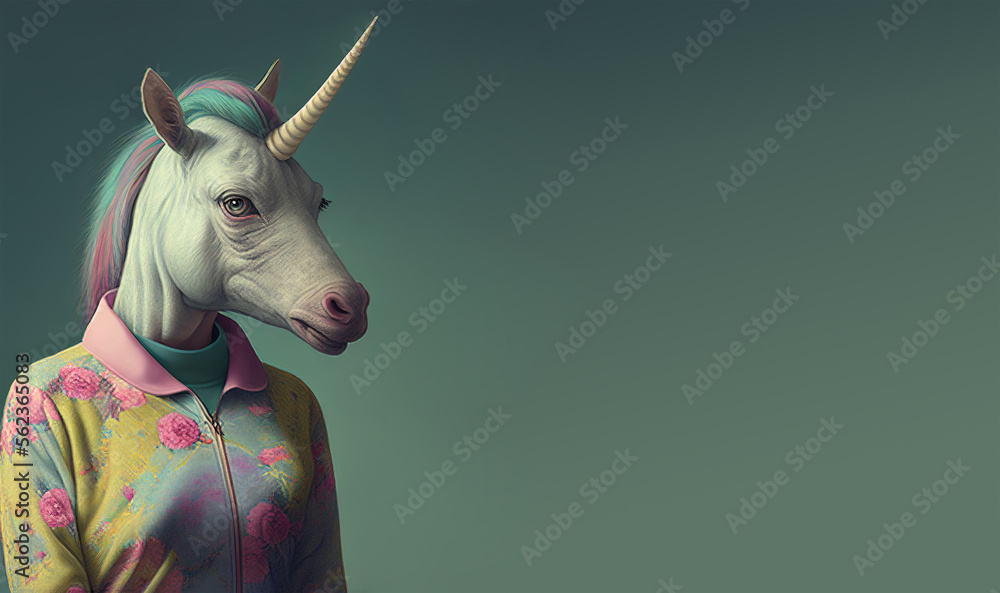 Half Unicorn Half Man