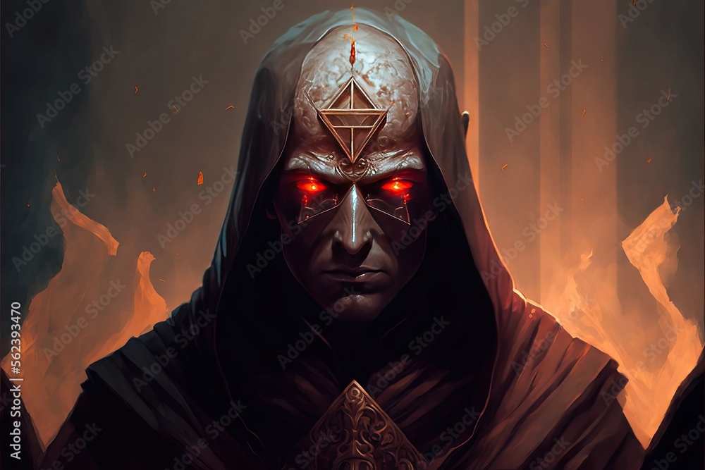4K resolution or higher, pyramid priest. Generative AI Technology Stock ...