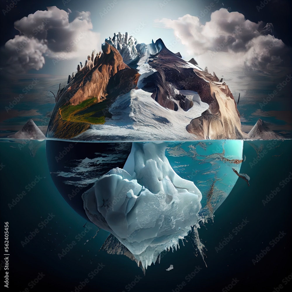 Global Warming and Pollution Concept. Earth with global warming ...