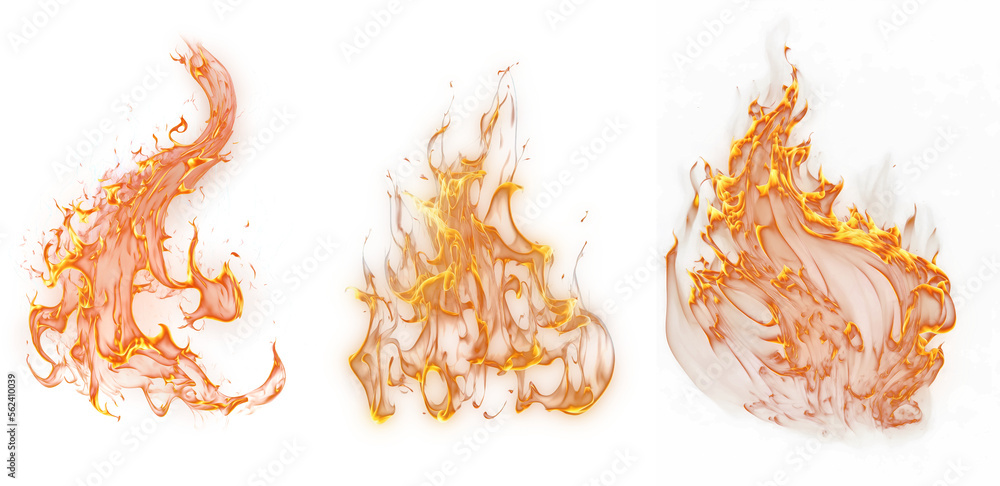 Fire PNG. Realistic Fire Flames with smoke and sparkles transparent on ...