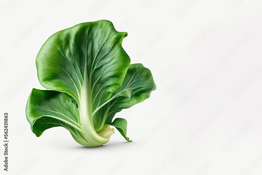 Bok choy vegetable isolated on the white background. Pokchoy vegetables ...