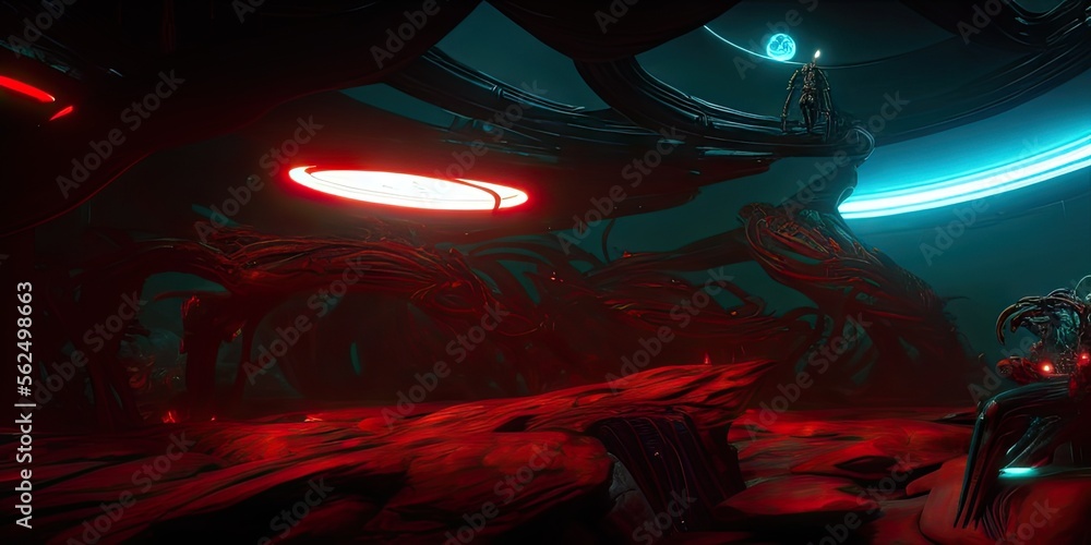 Prometheus biological sci-fi environment is set in a nightmarish ...